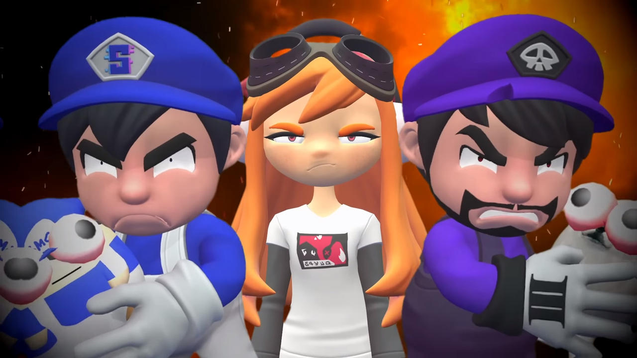 Smg4 Smg3 And Meggy Are Mad By Yusaku Ishige On Deviantart