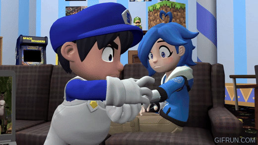 Smg4 Typing On Taris Meta Runner Arm By Yusaku Ikeda On Deviantart