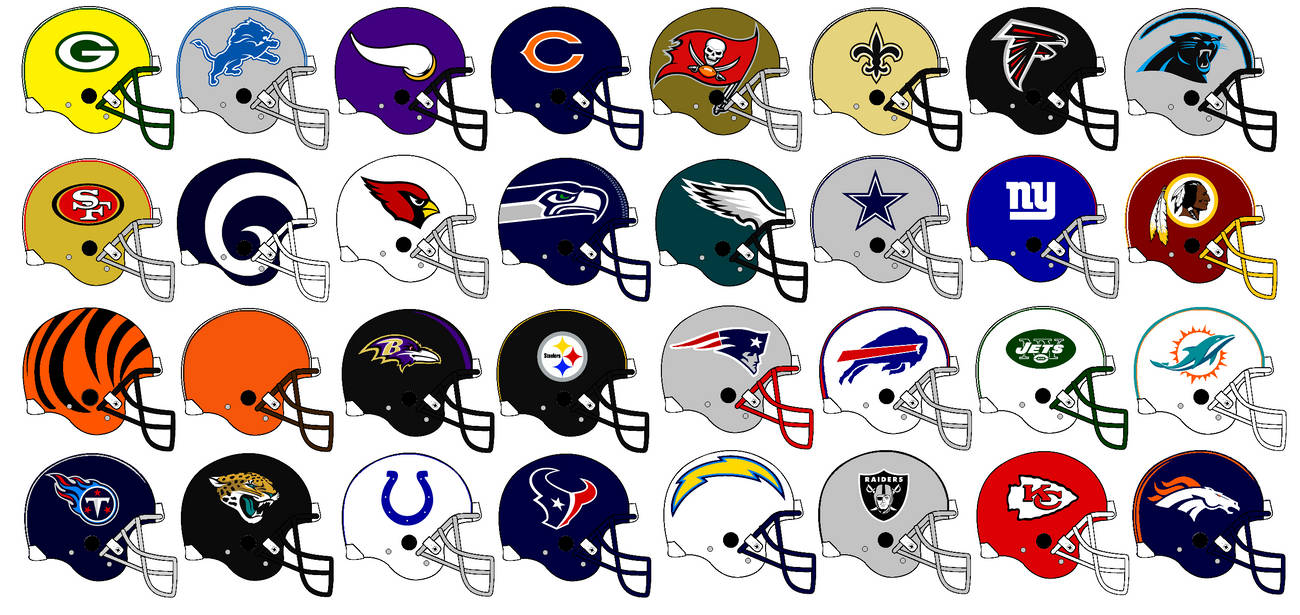 Nfl Team Helmets 2018 By Chenglor55 On Deviantart