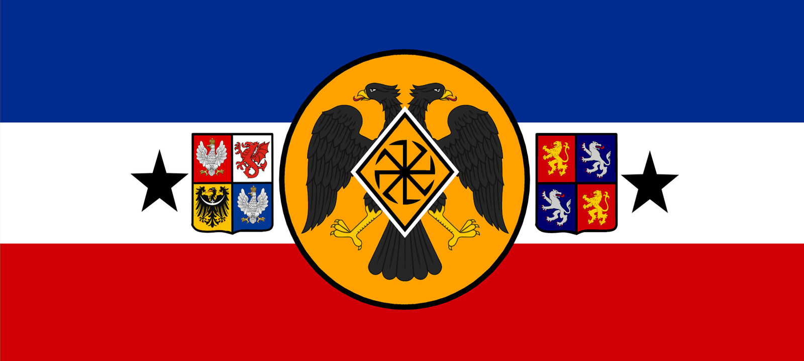 Flag Of The Pan Slavic Federation By Wolfmoon25 On Deviantart