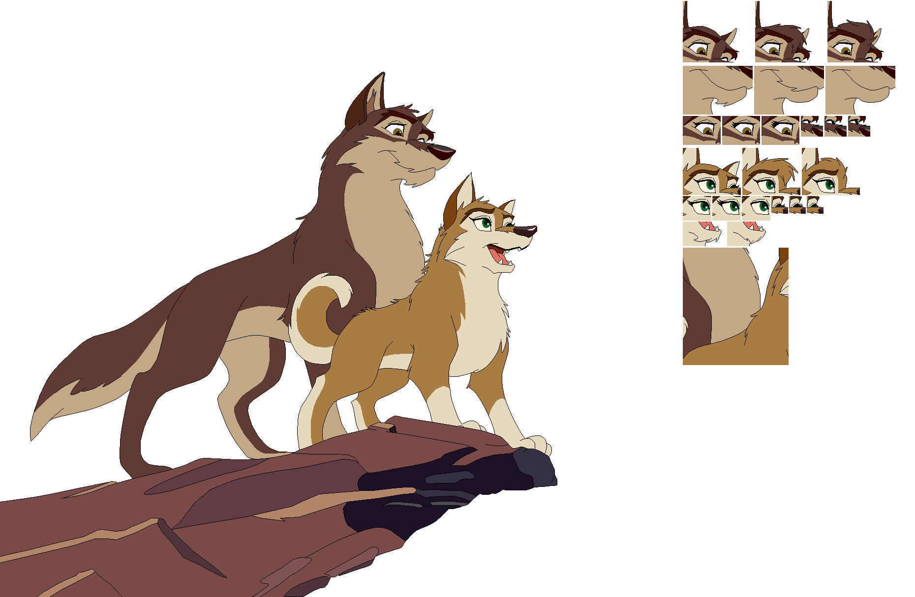 Balto And Aleu Base By Lionguardkujenga On Deviantart