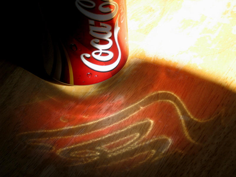 Coke reflection 2 by fionartan on DeviantArt