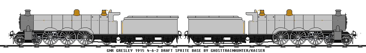 Gnr Gresley 1915 4 6 2 Draft Sprite Base By Ghosttrainhunter On Deviantart
