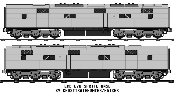 Emd E7b Sprite Base By Ghosttrainhunter On Deviantart