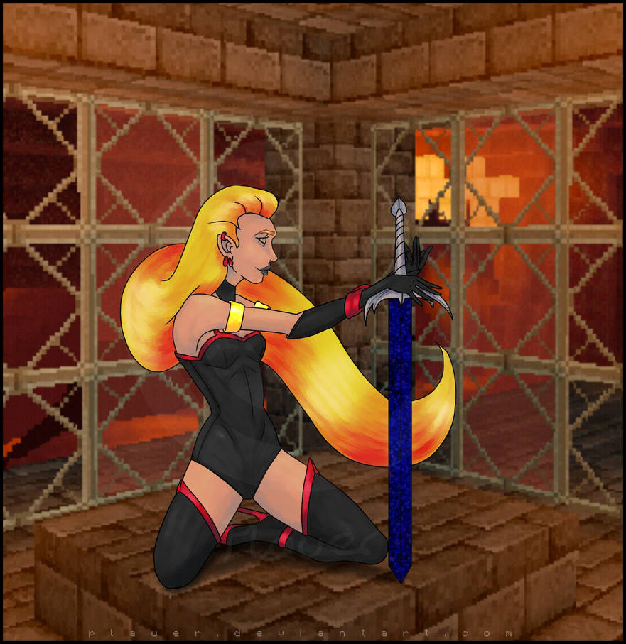 Fanart Queen Of The Nether By Plauer On Deviantart