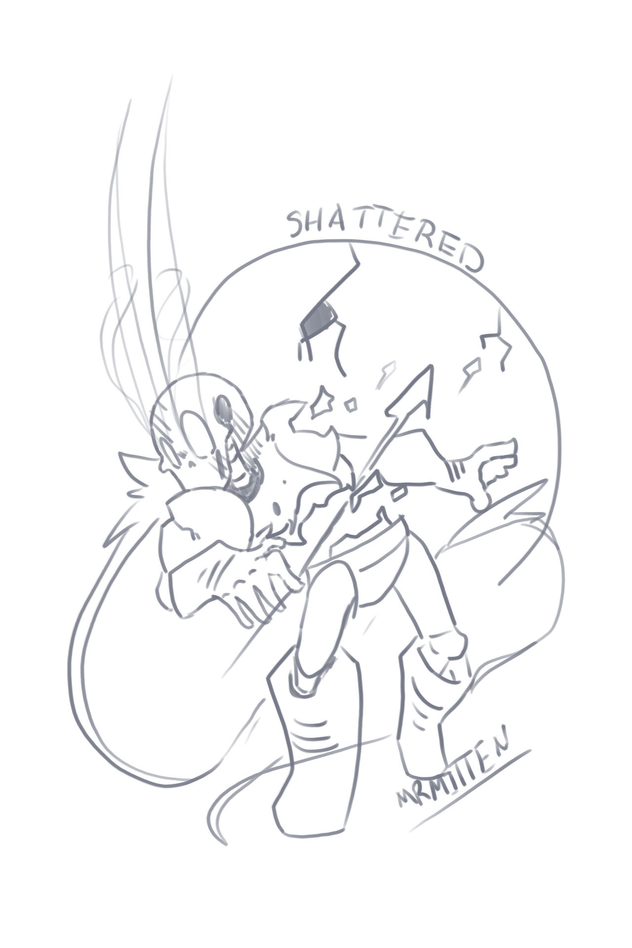Shattered - Undertale papyrus redraw sketch by Mrmitten on DeviantArt Shattered - Undertale papyrus redraw sketch by Mrmitten on DeviantArt