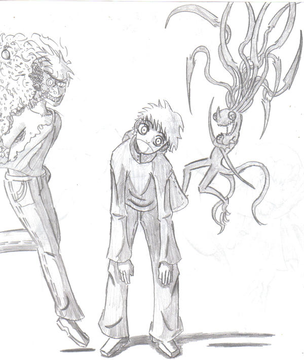 Random drawing of characters by shaktoo on DeviantArt