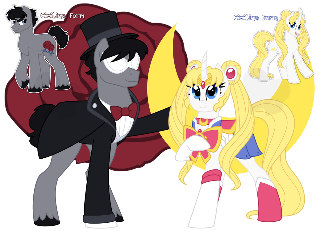 Senshi Ponies Mariner Serena Moonensemble Shroud By Faith Wolff On Deviantart