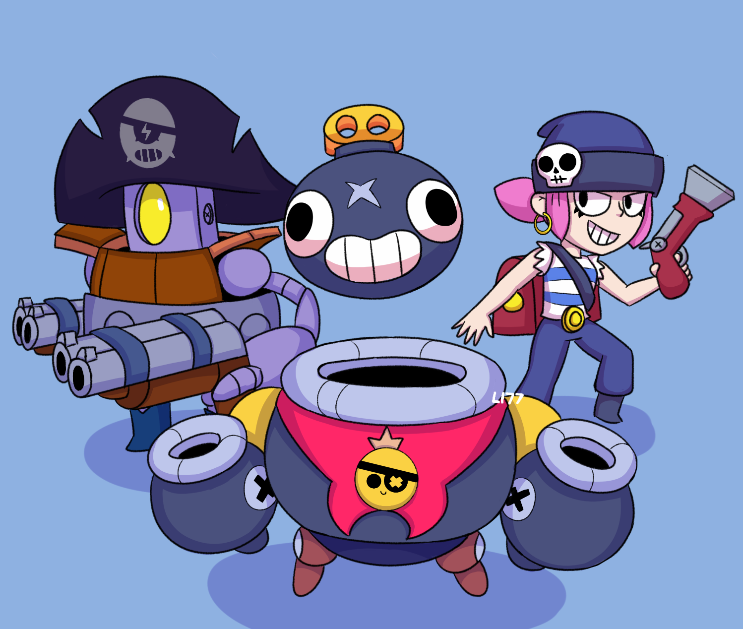 Pirate Squad Brawl Stars By Lazuli177 On Deviantart