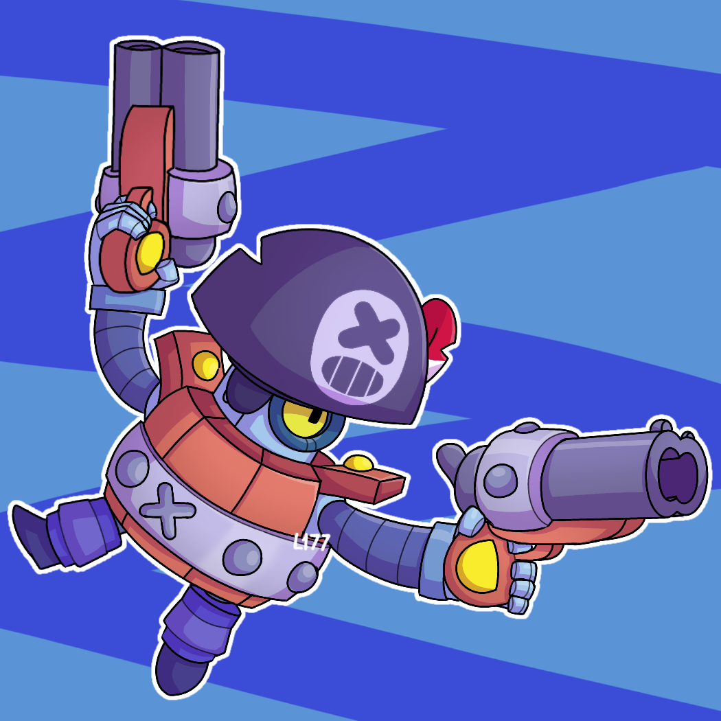 Darryl | Brawl Stars by Lazuli177 on DeviantArt Darryl | Brawl Stars by Lazuli177 on DeviantArt