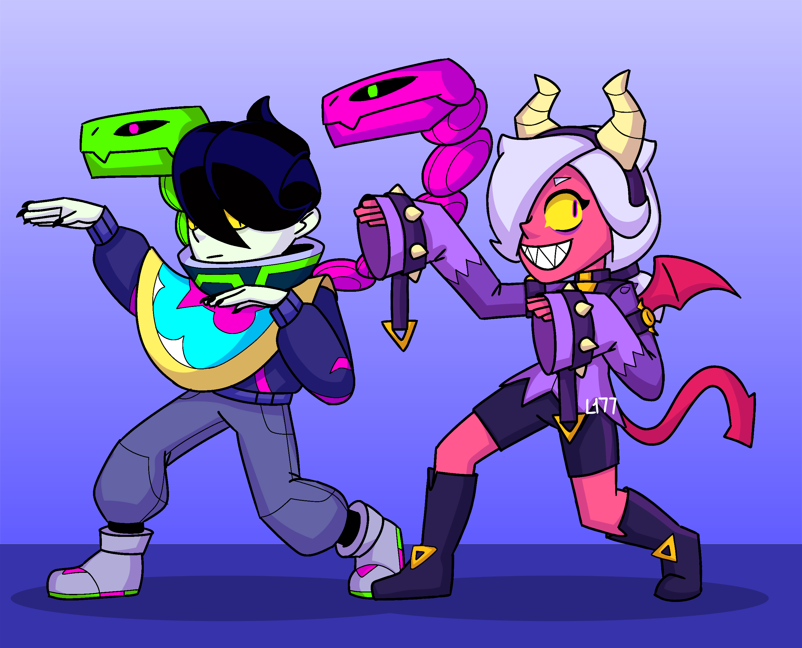 Orochi Edgar And Trixie Colette Brawl Stars By Lazuli177 On Deviantart