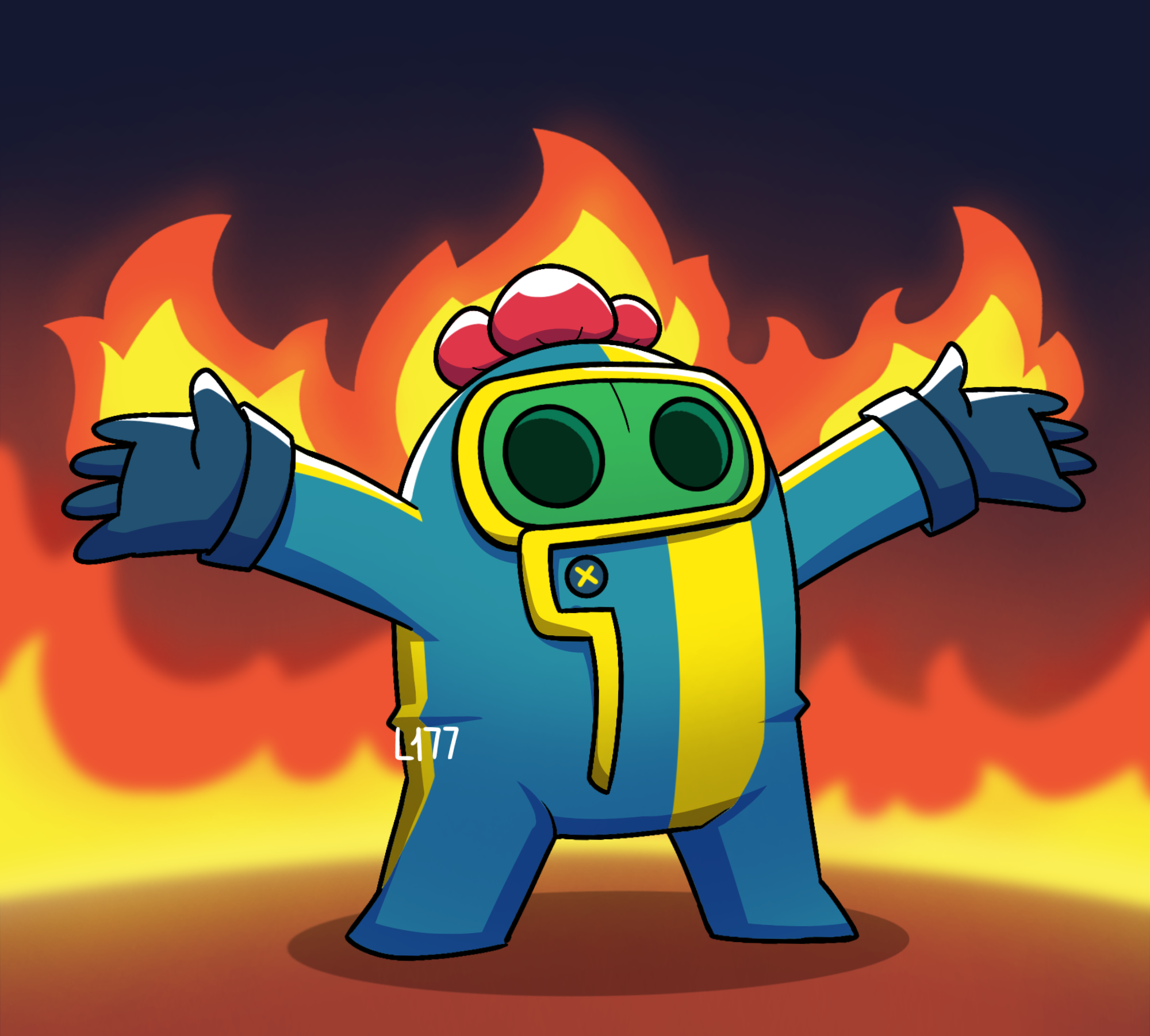 Pyro Spike Brawl Stars By Lazuli177 On Deviantart