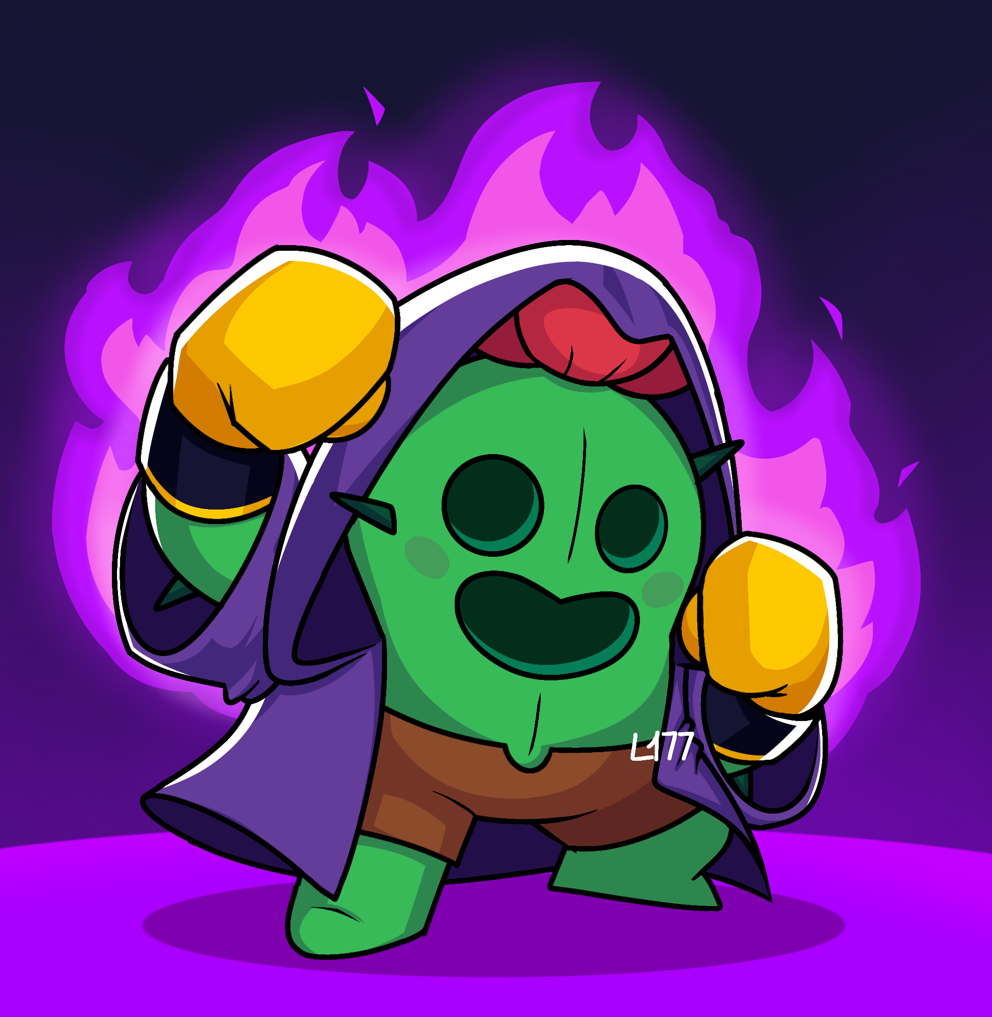 Boxer Spike | Brawl Stars by Lazuli177 on DeviantArt Boxer Spike | Brawl Stars by Lazuli177 on DeviantArt