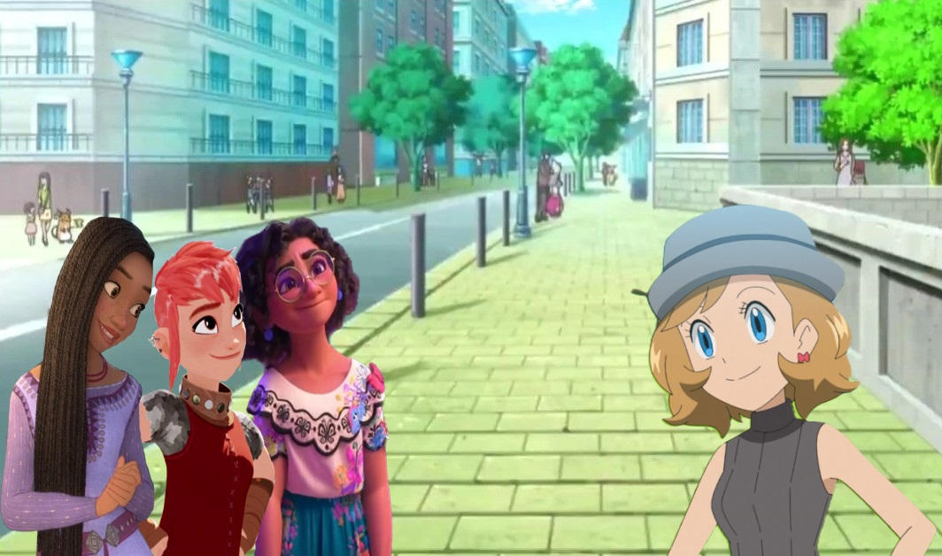 Asha, Mirabel and Nimona Meets Serena by kimstember on DeviantArt Asha, Mirabel and Nimona Meets Serena by kimstember on DeviantArt