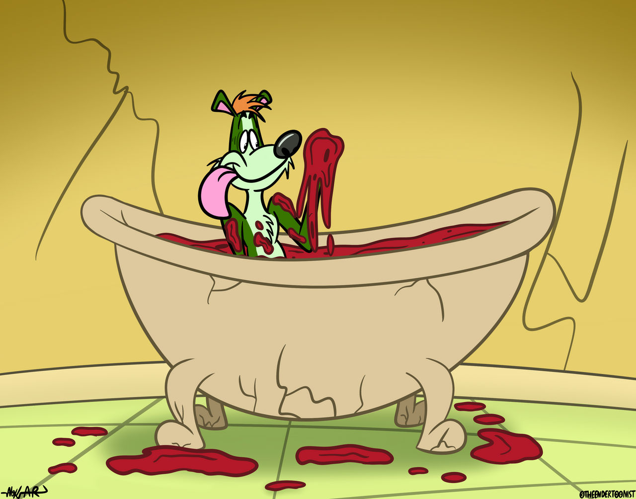 Skunktember 21 Tomato Bath Time By Theendertoonist On Deviantart