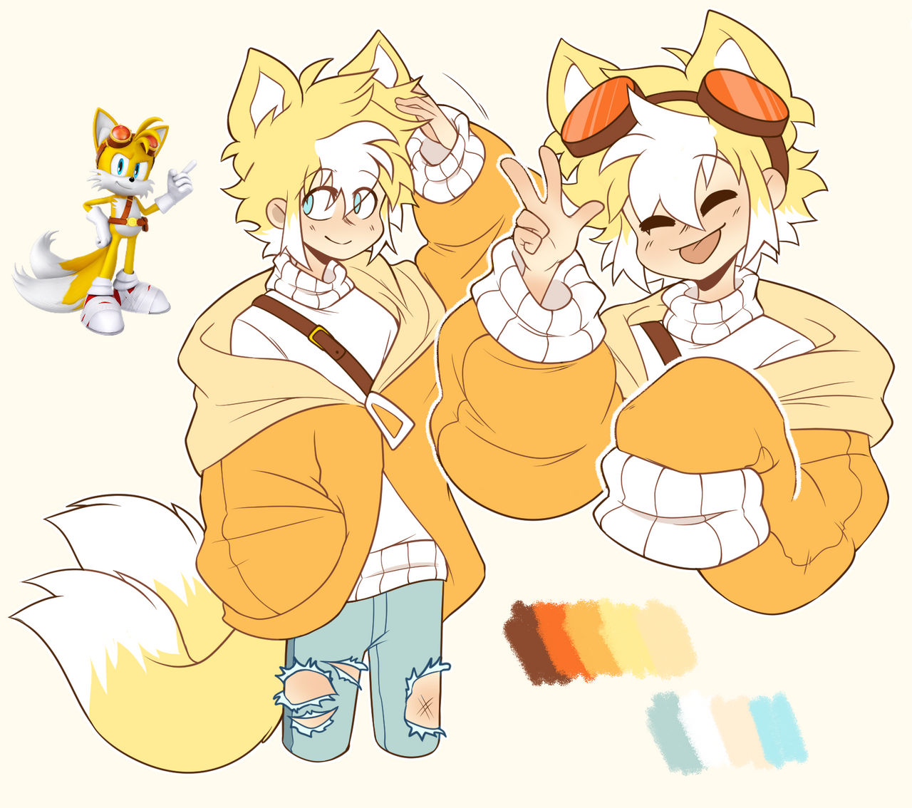 Tails Human By Hunny009 On Deviantart