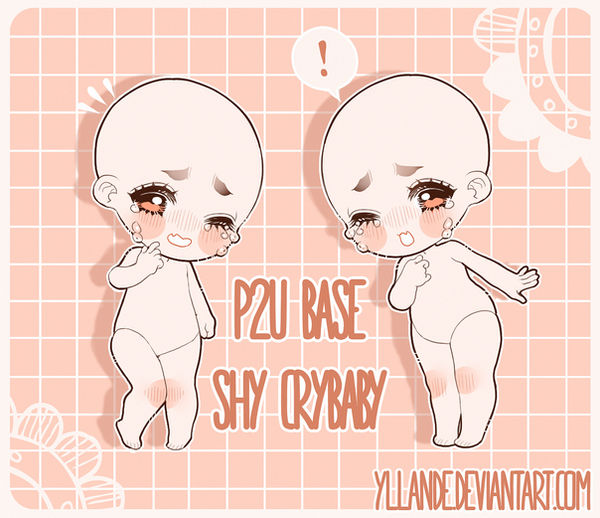 P2U BASE: shy crybaby by Yllande on DeviantArt P2U BASE: shy crybaby by Yllande on DeviantArt