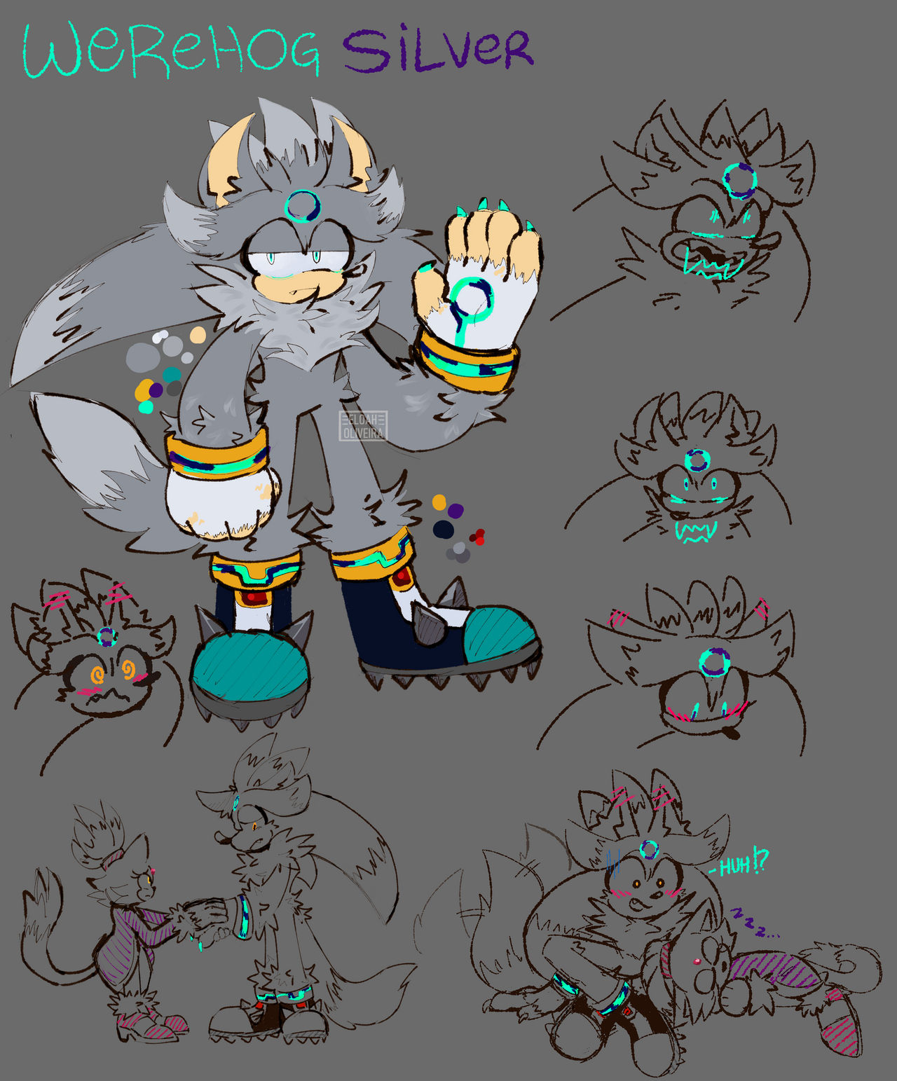 Werehog Silver By Eloaholiveira On Deviantart