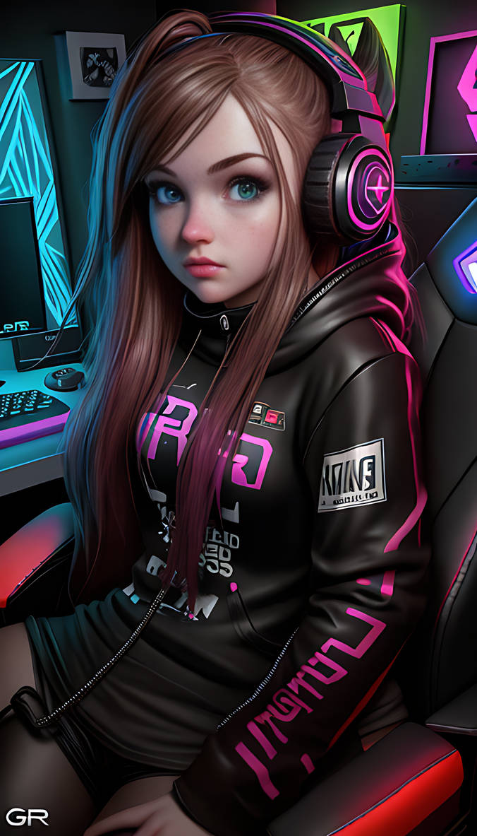 Gamer Girl 6 Ai By Prophetweb66 On Deviantart