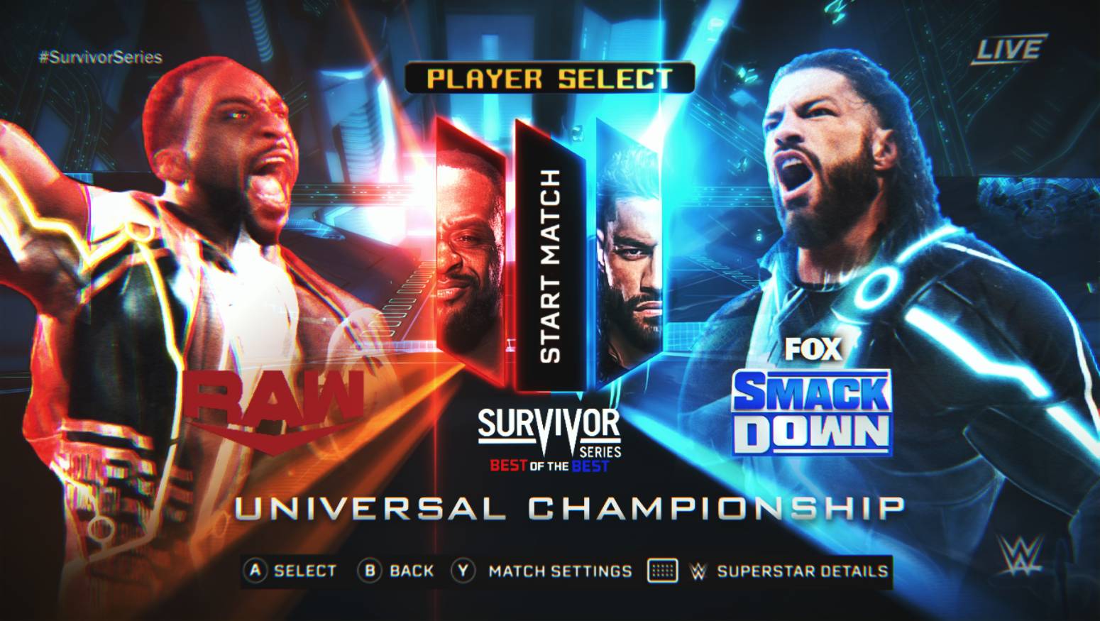 Wwe Survivor Series 2021 Custom Match Card By Lpe By Lunaticp1 On