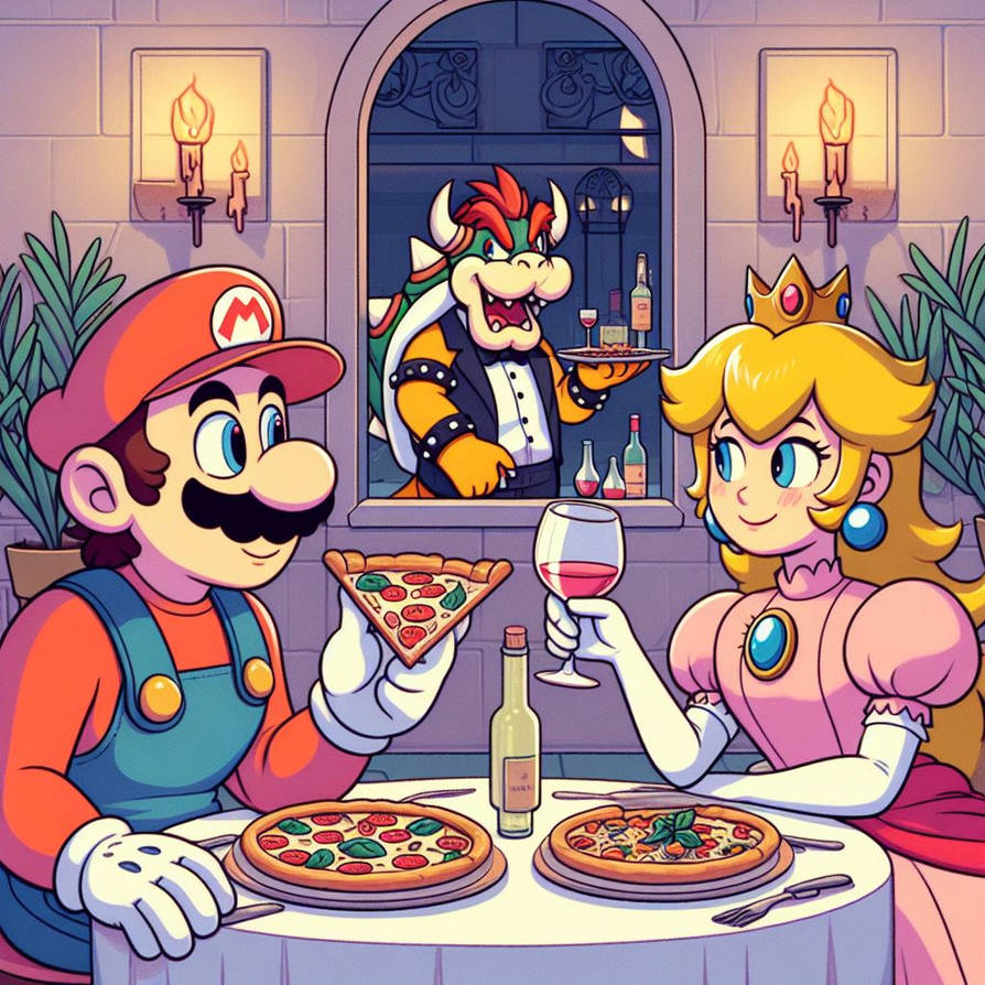 Mario And Peach Go Out On A Date 2 By Mnwachukwu16 On Deviantart