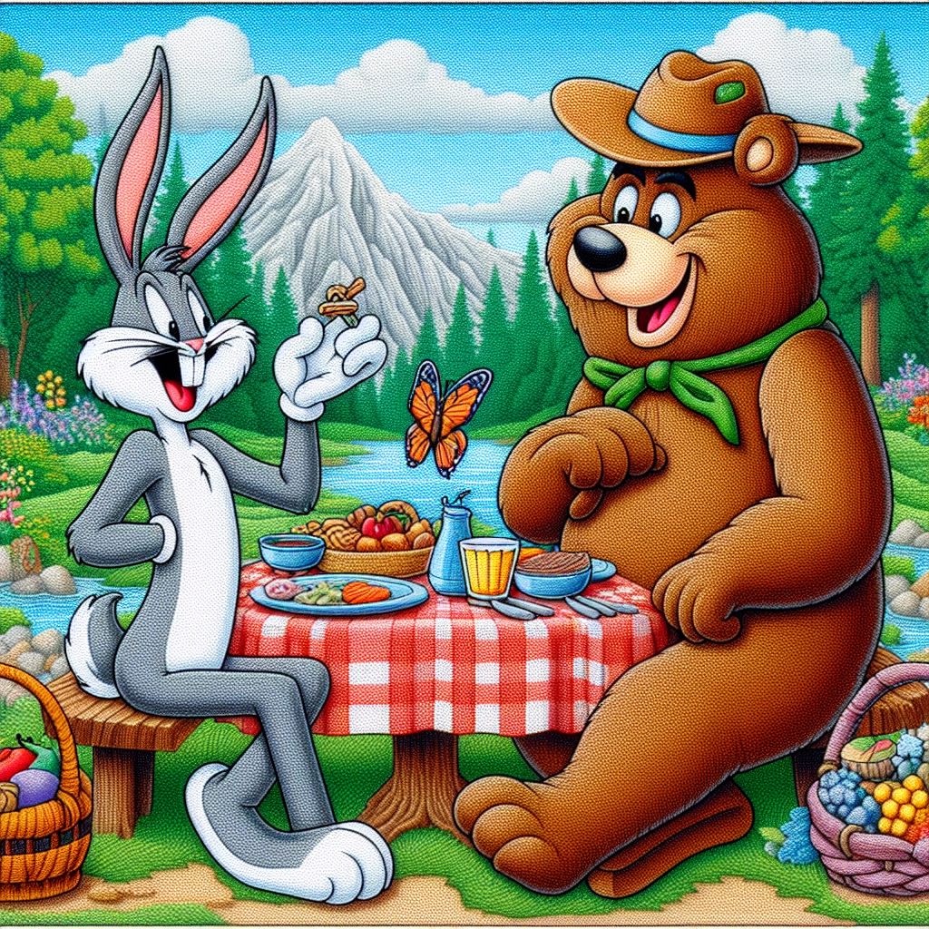 Bugs Bunny And Yogi Bears Picnic By Mnwachukwu16 On Deviantart