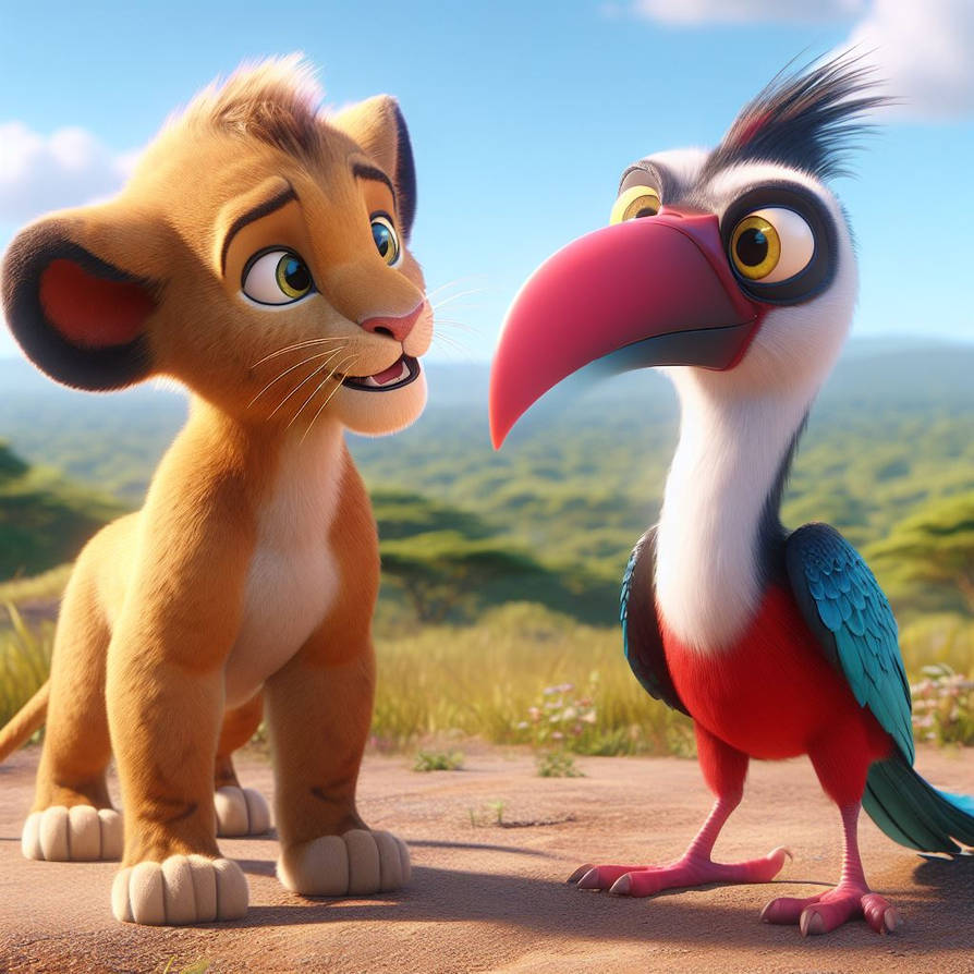 The Lion King Simba And Zazu By Mnwachukwu16 On Deviantart
