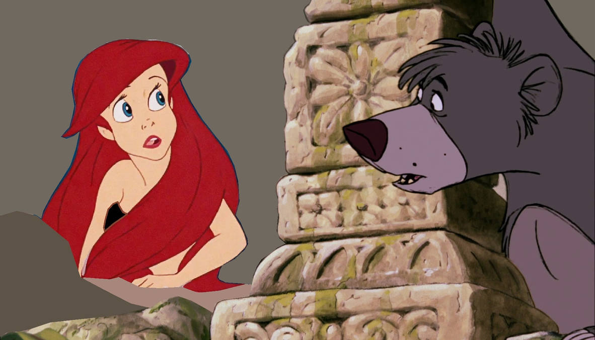 Ariel And Baloo Rescue Mowgli By Hypnotica2002 On Deviantart