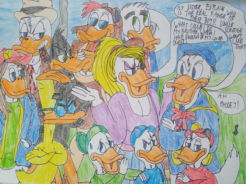 Who Is The Father Of Huey Dewey And Louie By Djordjecvarkov On Deviantart