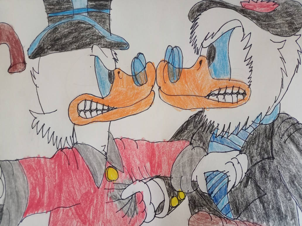 Scrooge Mcduck Vs Flintheart Glomgold By Djordjecvarkov On Deviantart