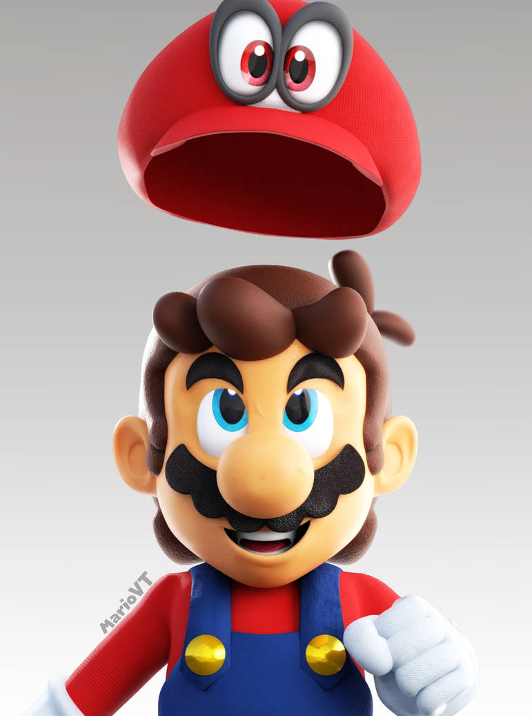 Stylized Mario Oddysey Render By Vtmario On Deviantart