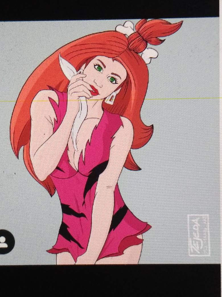 Pebbles Flintstone Pinup Fanart By Galvatronusprime12 On Deviantart
