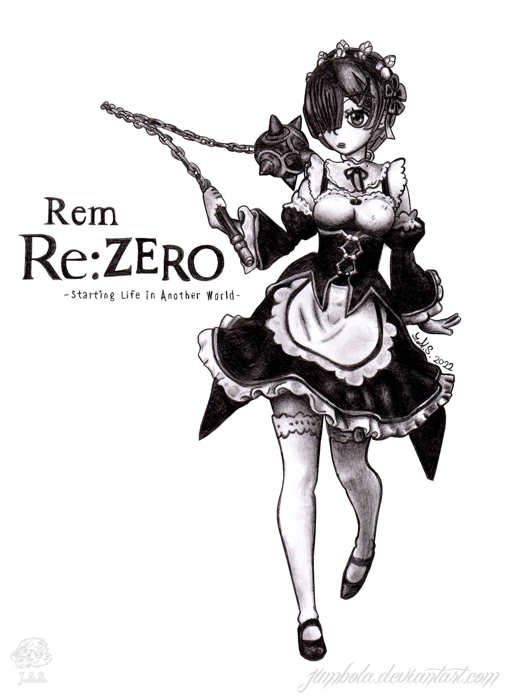 Rem Rezero By Jumbola On Deviantart