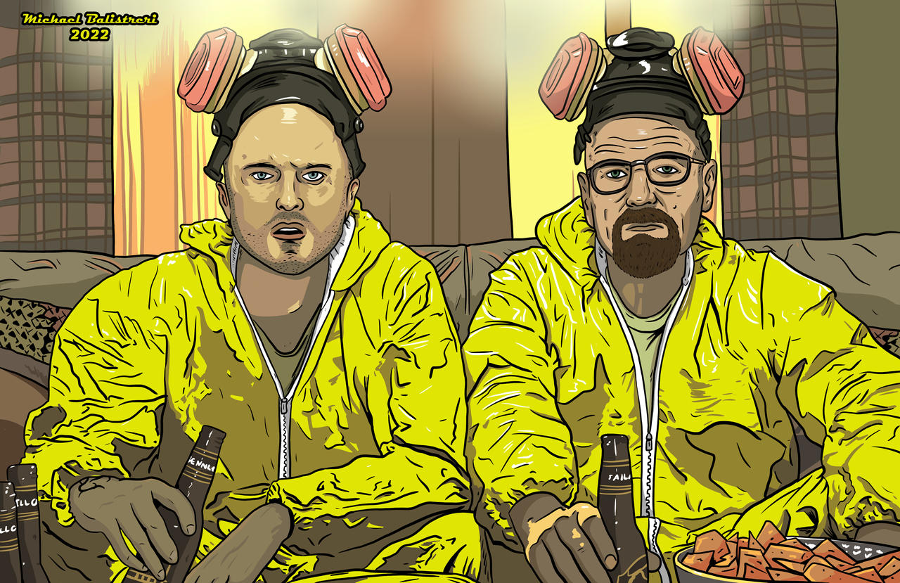Walter White And Jesse Pinkman Breaking Bad By Blacksnowcomics On