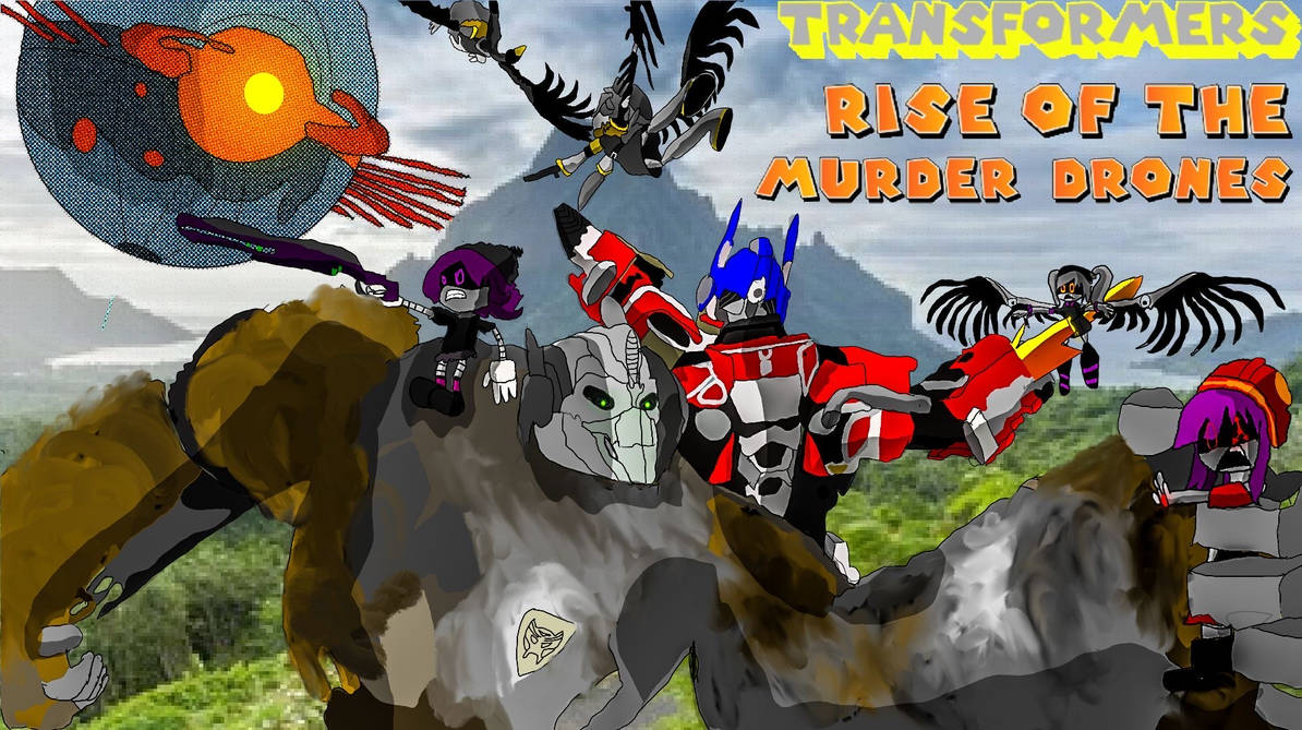 Transformers And Murder Drones Crossover By Szh4 On Deviantart