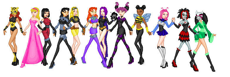 Tt Girls Oo Updated Again By Blondesquirrel On Deviantart