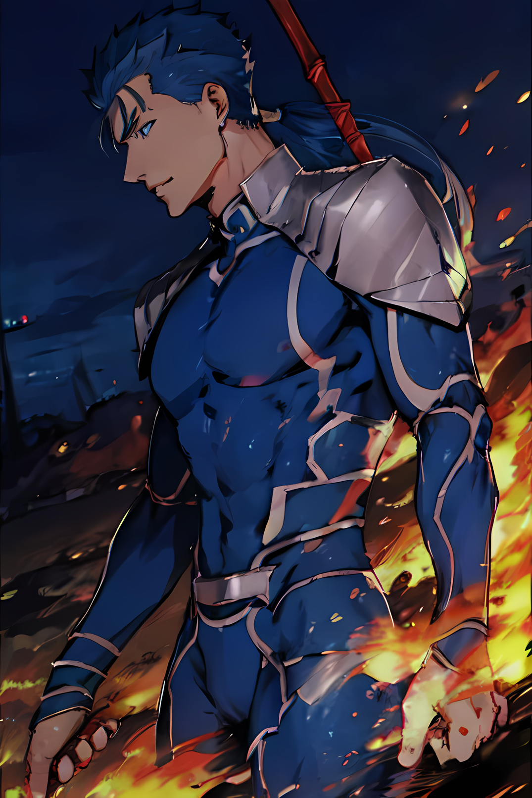 Ai Art Cu Chulainn Fategrand Order By The Sanctuaire On Deviantart