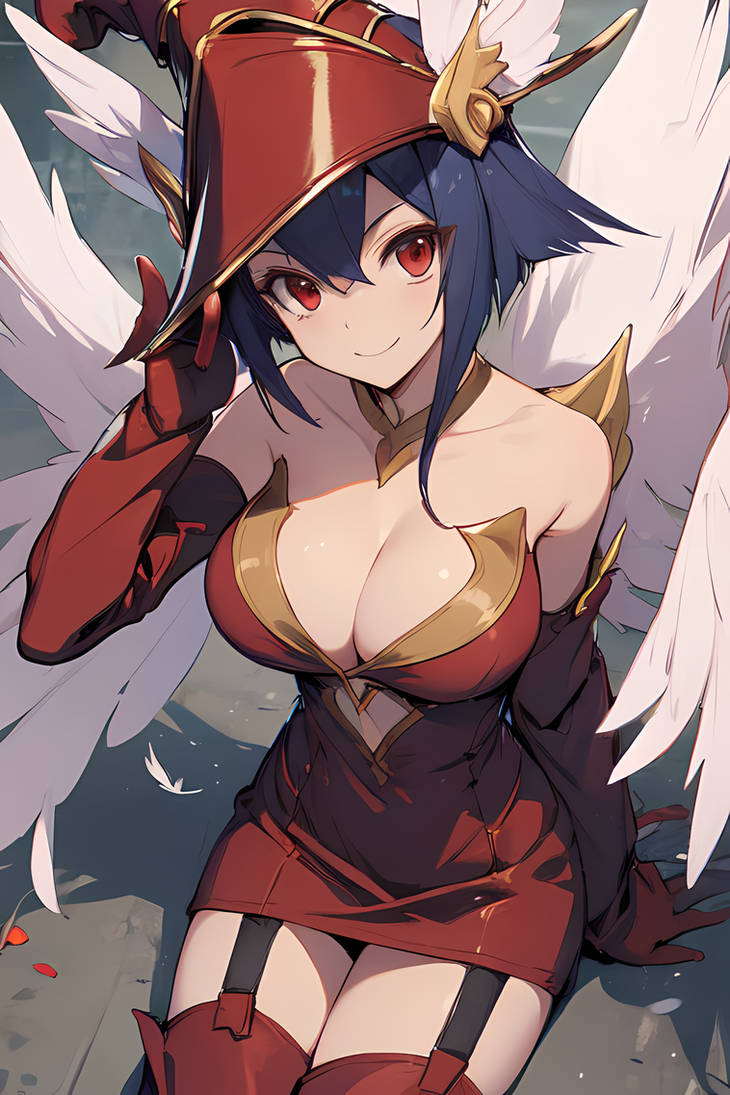 Ai Art Apple Magician Girl Yu Gi Oh By The Sanctuaire On Deviantart