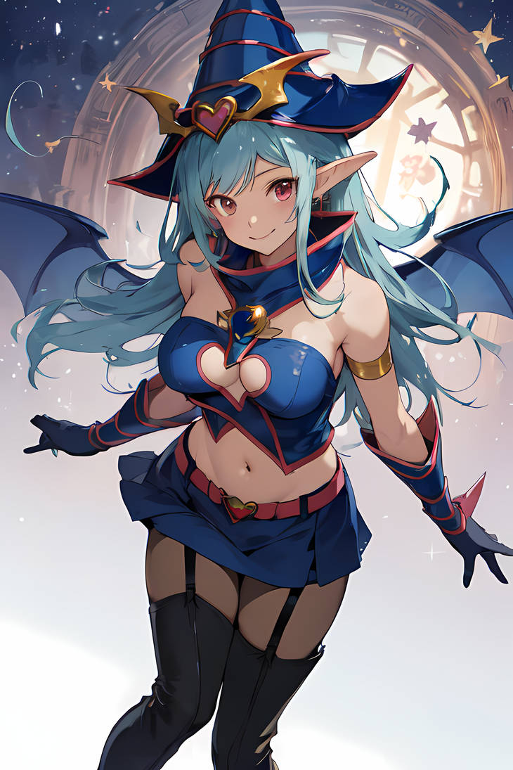 Ai Art Chocolate Magician Girl Yu Gi Oh By The Sanctuaire On Deviantart