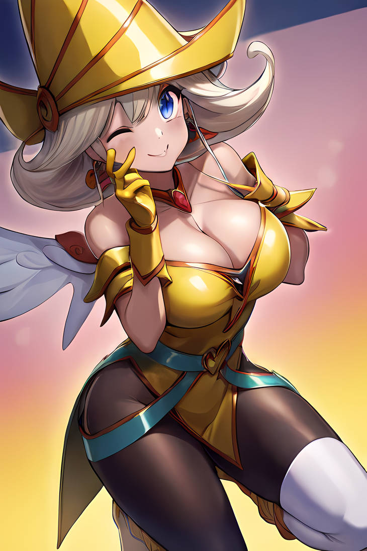 Ai Art Lemon Magician Girl Yu Gi Oh By The Sanctuaire On Deviantart