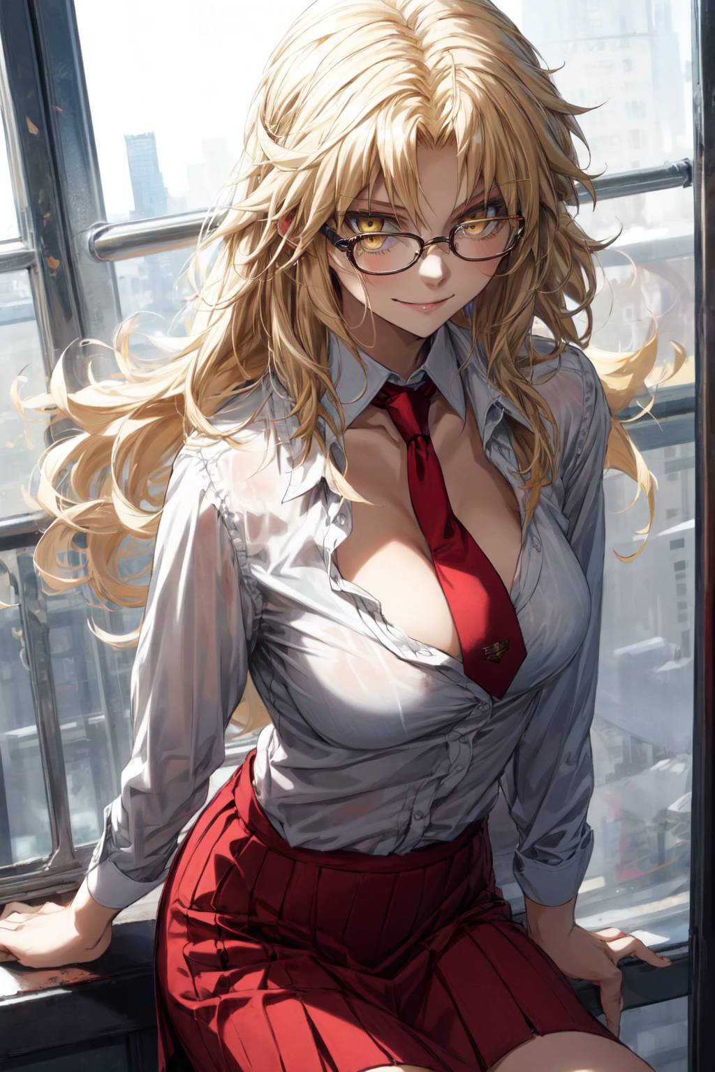 Ai Art Mordred Alter As A Sexy Schoolgirl Fgo By The Sanctuaire On Deviantart