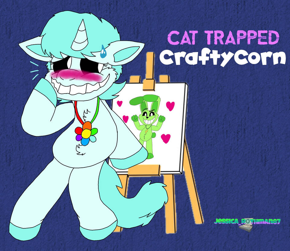 Crafty Corn Cat Trapped Au Colored By Jessicarothmon87 On Deviantart
