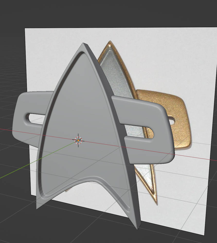 Blender Practice Star Trek Badges By Ryucen On Deviantart