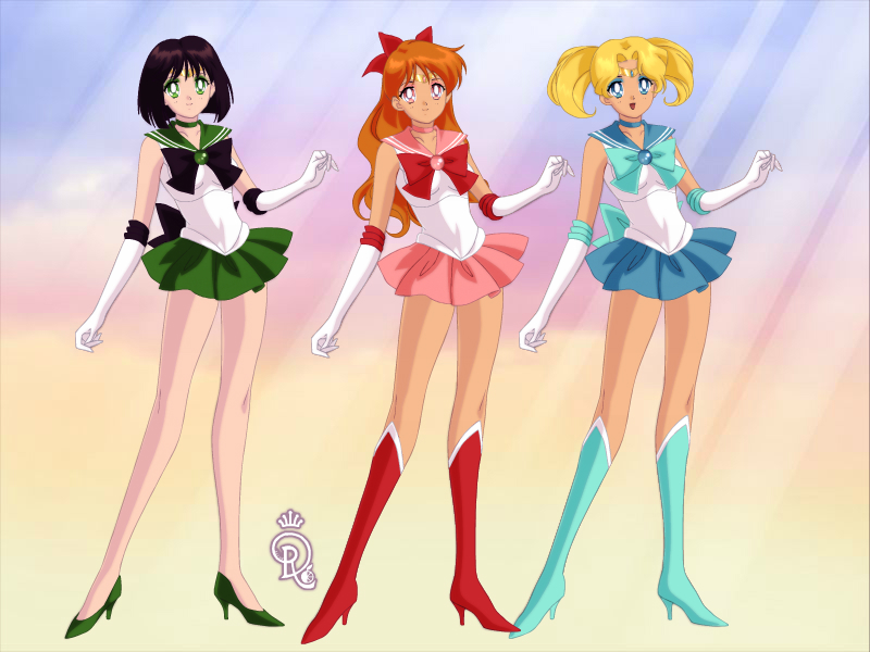 Sailor Powerpuff Girls By Crossovercreteor On Deviantart