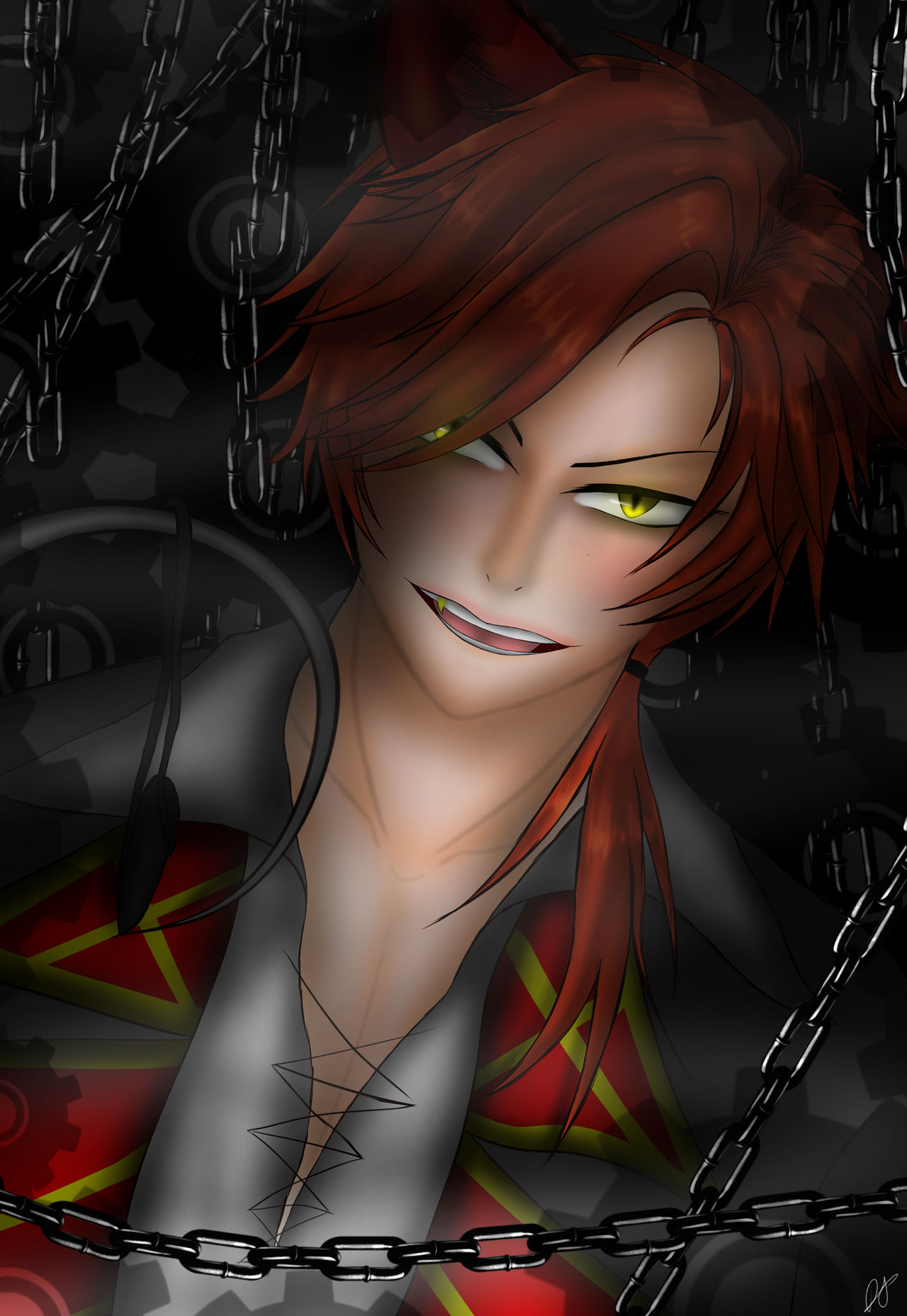 Foxy The Pirate Human Style By Devilpixie On Deviantart