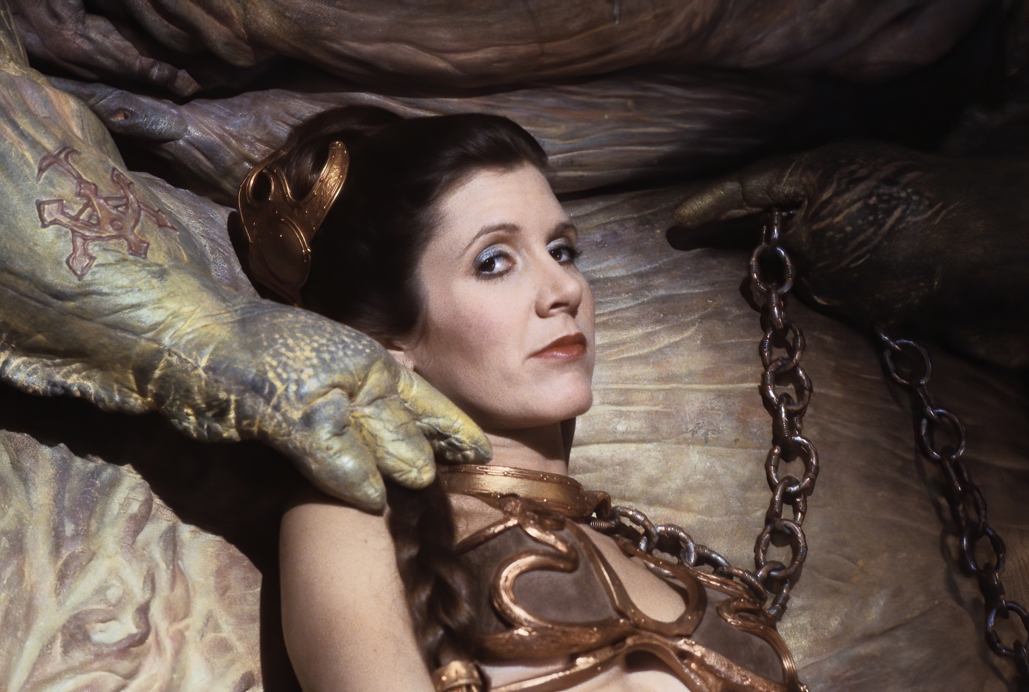 Slave Leia Against Jabbas Belly By Dire7wolf95 On Deviantart