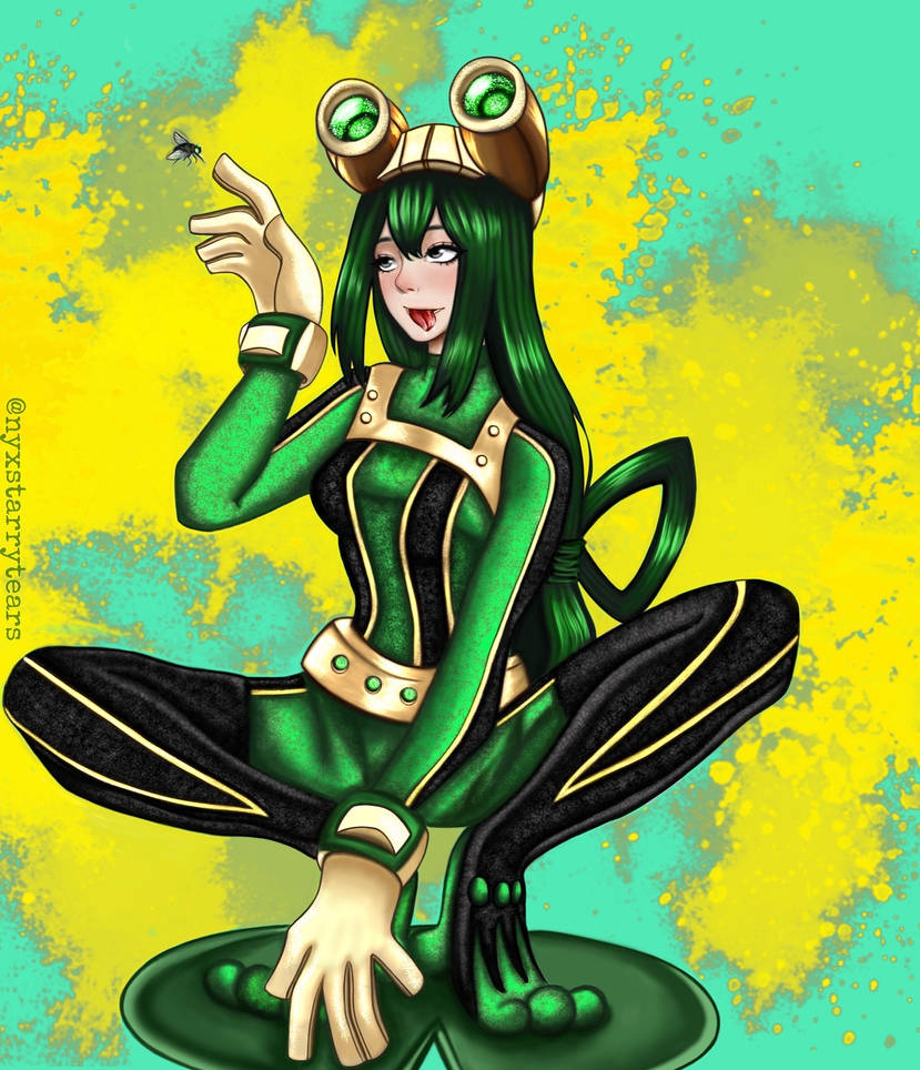 Tsuyu Asui Fanart By Bloddymary003 On Deviantart