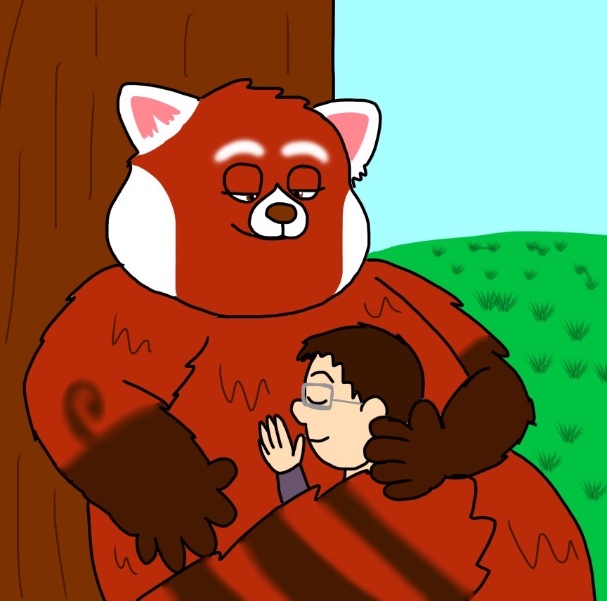 Napping With A Red Panda By Tanasweet123 On Deviantart