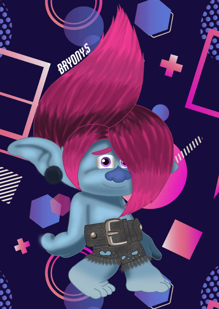 Trolls Band Together Floyd Fanart By Bryonysimons On Deviantart