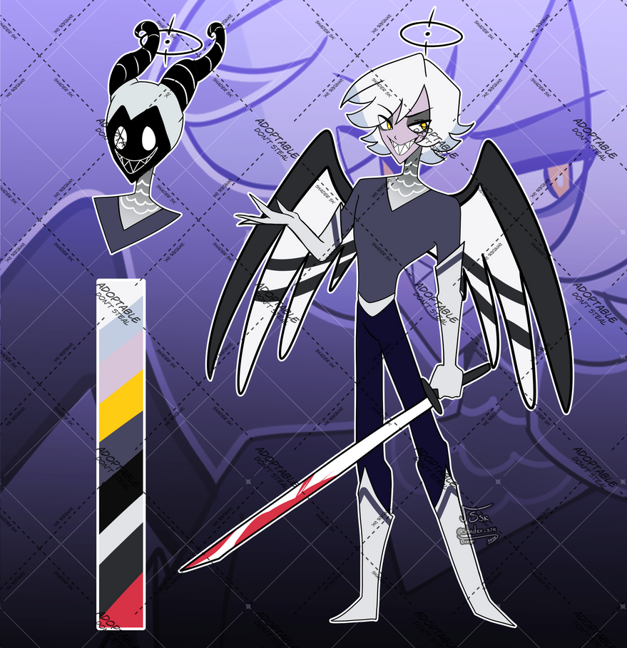 Adoptable Hazbin Hotel Male Exorcist Closed By Shaderssk On Deviantart